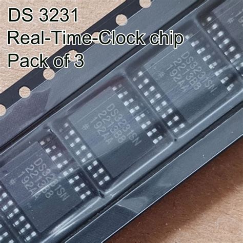 PACK OF 3 DS3231 RTC I2C Real Time Clock Chip Electronics Kit Shop