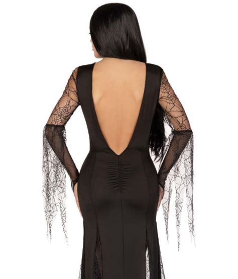 Sexy Spooky Morticia Kostume Fragt Fra Kun 4500 Kr Fest And Farver