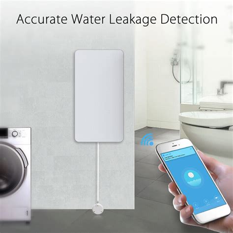 Wifi Water Leak Alarm Sensor Wireless Flood Overflow Alert Home Security System Ebay