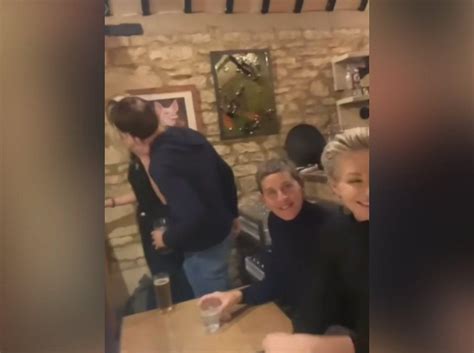 Ellen Degeneres Debuts Brown Hair After Moving To England Photo