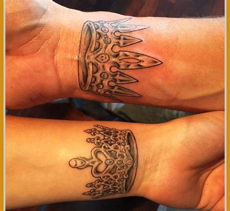 31 King And Queen Tattoos A Timeless Love Symbol Beautyholo