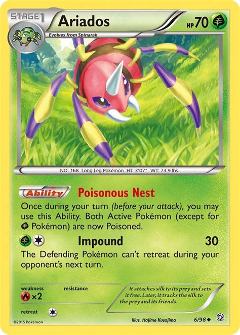 Ariados 6 Prices Pokemon Ancient Origins Pokemon Cards