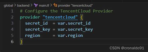 Iac基础设施即代码：使用terraform 连接 Tencentcloud腾讯云 并创建后端costerraform 腾讯云 Csdn博客