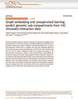 GRAPH EMBEDDING AND UNSUPERVISED LEARNING PREDICT GENOMIC SUB COMPARTMENTS FROM HIC CHROMATIN
