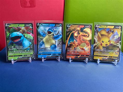 Blastoise Charizard Venusaur Cards