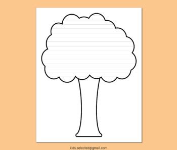 Arbor Day Tree Writing Template Lined Paper Activities World Environment Earth