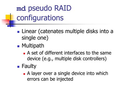ppt multiple device driver linux software raid powerpoint