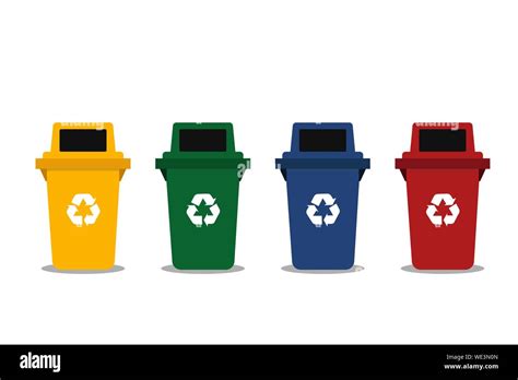 Set Of Different Garbage Illustration Vector Stock Vector Image And Art