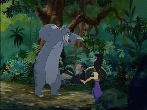 Baloo And Shanti Playful Jungle Moment The Jungle Book 2 Wallpaper