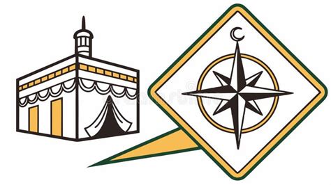 Kaaba Compass Direction Qibla Finder Islamic Navigation And Prayer