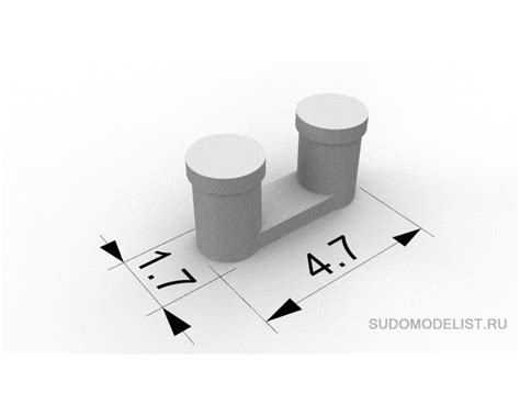 Кнехты тип 2 M 10 шт Судомодельный магазин