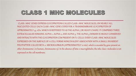 Mhc Molecule By Karan Pdf Genetics Science