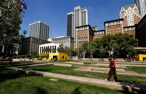 Pershing Square Through The Years Los Angeles Times