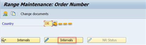 Number Range Object 3 Sapcodes