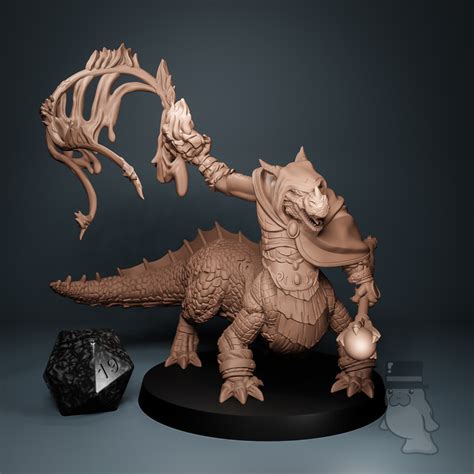 Draconic Centaur Oracle Draconian Guard Imagine Minis Mini