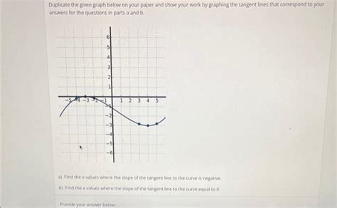 solved duplicate the given graph below on your paper and