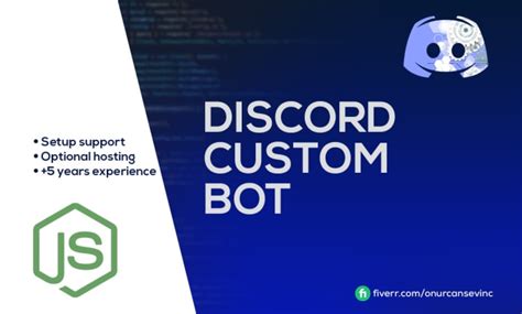 Develop A Custom Discord Bot With Nodejs By Onurcansevinc Fiverr