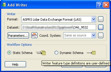 Dominoc Merge LiDAR LAS Files Using FME
