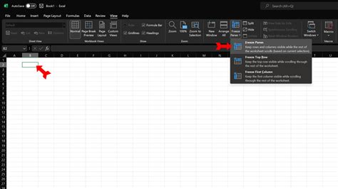 how to freeze cells in excel android authority