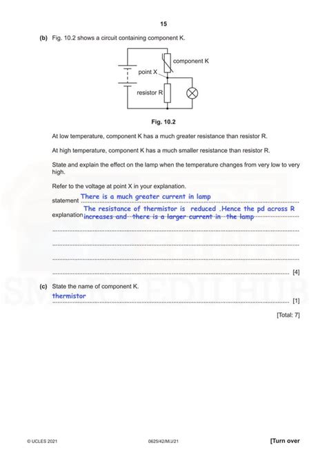 0625 S21 Qp 42 Solved Igcse Physics Past Exam Paper Solution Pdf