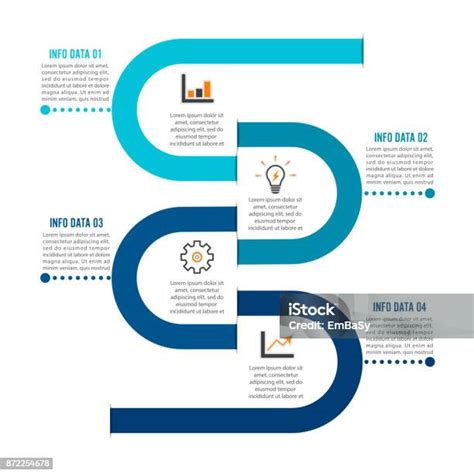 워크플로 배너 다이어그램 웹 디자인 영역형 차트 서식 파일 타임 라인 Infographic 색된 가로 4 자리 번호를 사용할 수