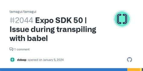 Expo Sdk 50 Issue During Transpiling With Babel · Issue 2044