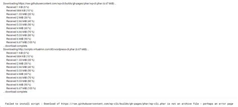 Failed To Install Scriptwp Cliphar Is Not An Archive File Help
