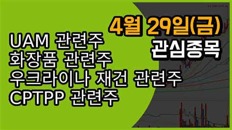 웃지 4월 29일 관심주 파이버프로웨이버스오토앤대모수산중공업서암기계공업현대에버다임고려제강동일제강dsr제강