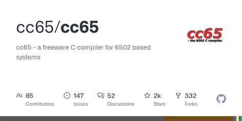 cc65 a freeware c compiler for 6502 based systems r github trends