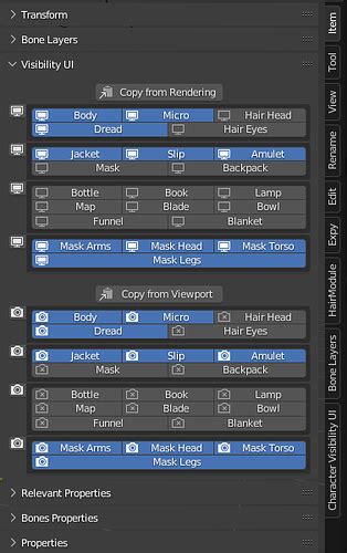 Character Visibility Ui Released Scripts And Themes Blender Artists Community