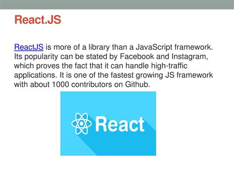 Ppt Top 5 Javascript Frameworks Powerpoint Presentation Free