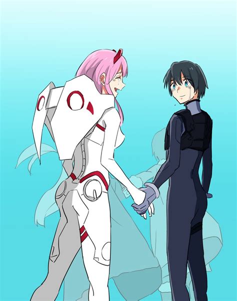 Zero Two And Hiro Darling In The Franxx Drawn By Arisato Ryuu Danbooru