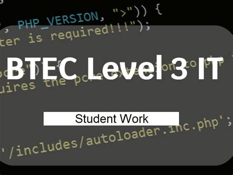 BTEC Level 3 Unit 2 Part A Database Pass Level Teaching Resources