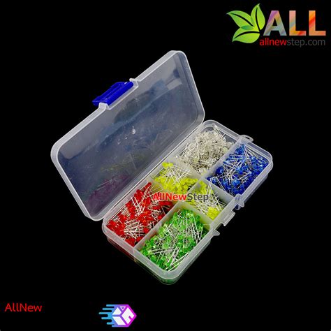ชุด Led ขนาด 3mm 5 สีอย่างละ 100 รวม 500 ชิ้น Arduinoall ขาย Arduino