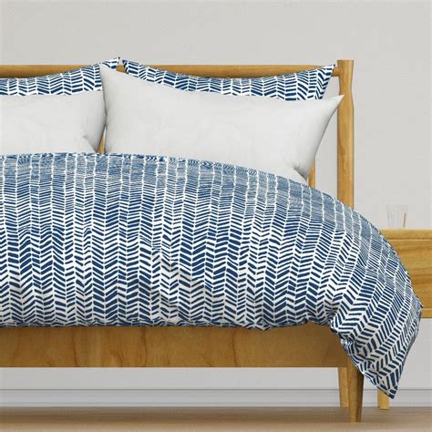 Navy Bedding Etsy