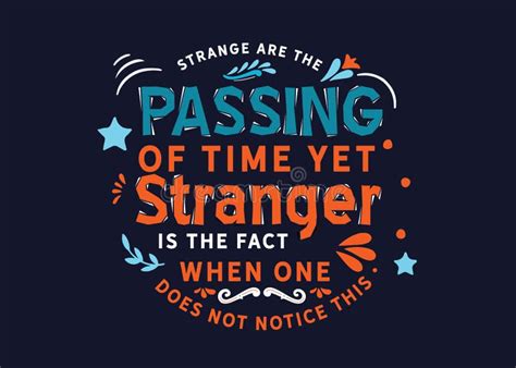 Strange Are The Passing Of Time Stock Illustration Illustration Of