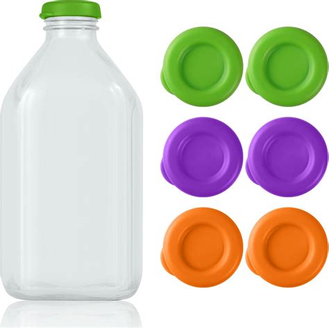 Gawbyet Silicone Milk Bottle Caps48mm Diameter Glass Jug