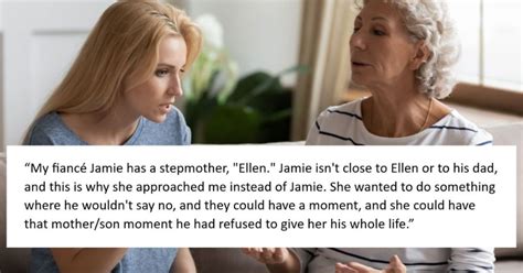 Aita For Telling My Fianc How His Stepmom Tried To Sneak Into Our Wedding Someecards Aita