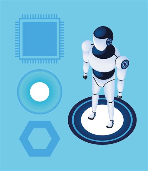 premium vector robot artificial intelligence innovation