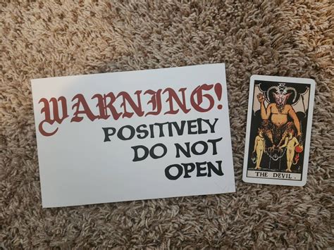 replica prop decal warning positively do not open etsy