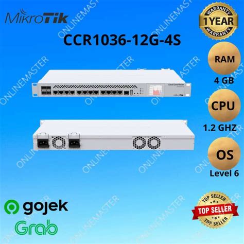 Promo Ccr1036 12g 4s Cloud Core Router Mikrotik Diskon 23 Di Seller