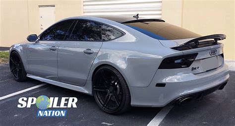 2010 2017 Audi A7 Rs7 S7 Tuner Style Rear Lip Spoiler