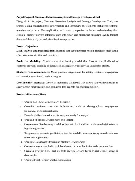 Project Proposal Pdf Data Analysis Machine Learning