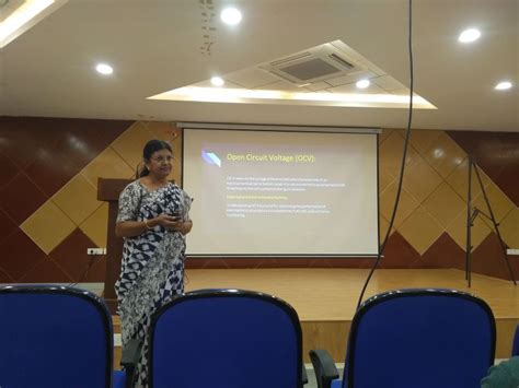 The Two Day Workshop On Batteries At Nit Trichy In The Second Day Lectures Delivered By Prof