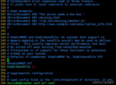 Linux Web服务器 Apache 快速安装及主配置文件分析linux下apache配置文件 Csdn博客