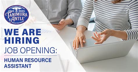 John Decarli On Linkedin Human Resources Assistant Tanimura And Antle