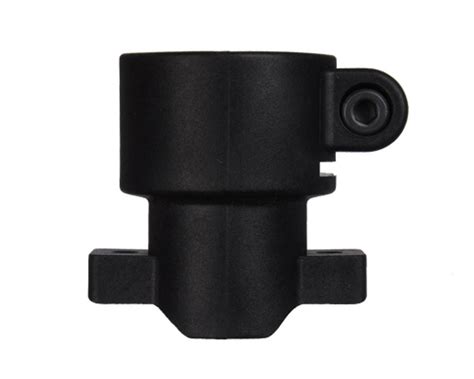 kingman spyder polymer vertical clamping feed neck tabs black