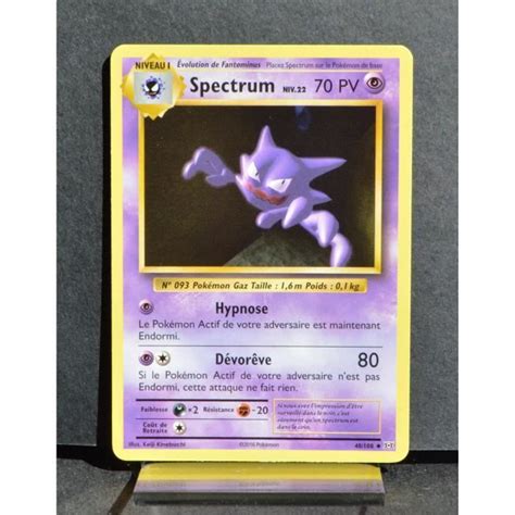 Carte Pokémon 48 108 Spectrum Niv 22 70 PV XY Évolutions NEUF FR Cdiscount Jeux Jouets