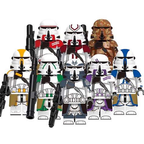 Набор минифигурок Звездные Войны Клоны Десантники 8 шт / Фигурки ...