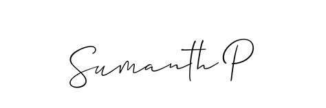 80 Sumanth P Name Signature Style Ideas Fine E Signature